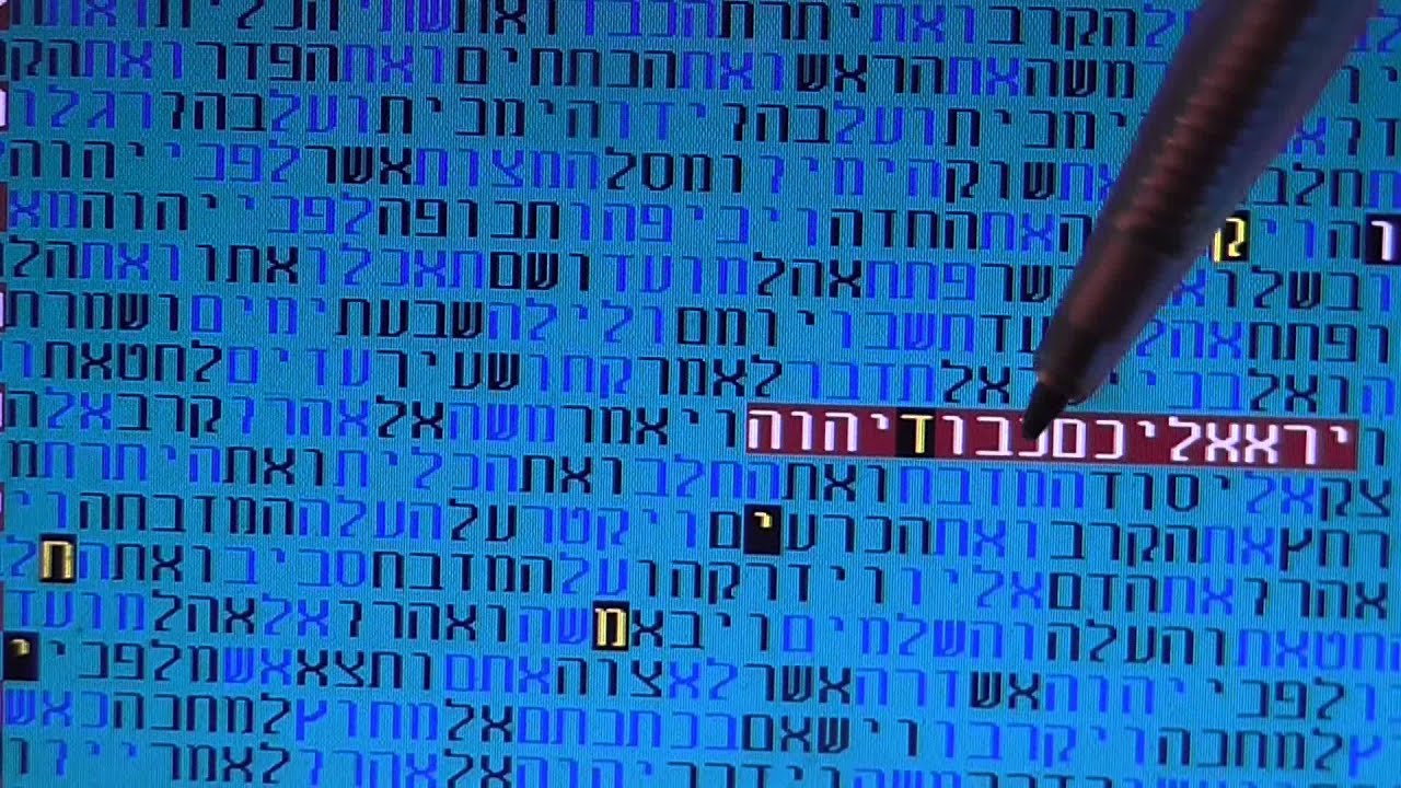 GOD is the Source of Torah in bible code Glazerson - YouTube