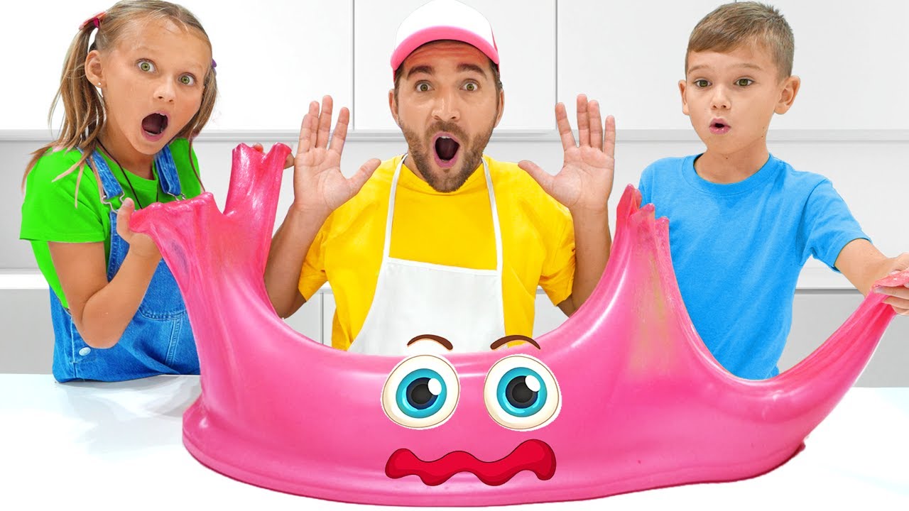 Slime Adventure for kids - Funny toy stories - YouTube