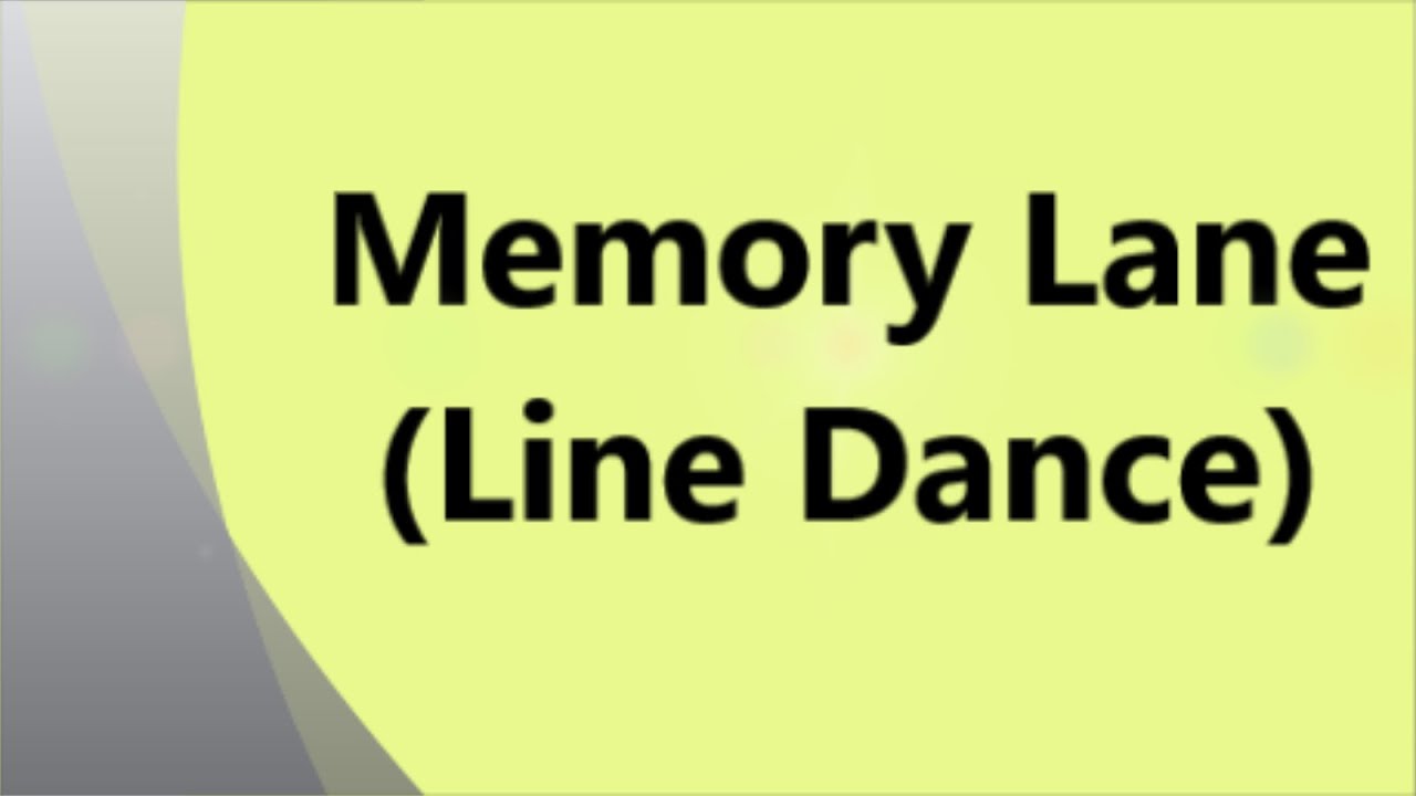 Memory Lane - Line Dance (Himsworth & Cooper) - YouTube