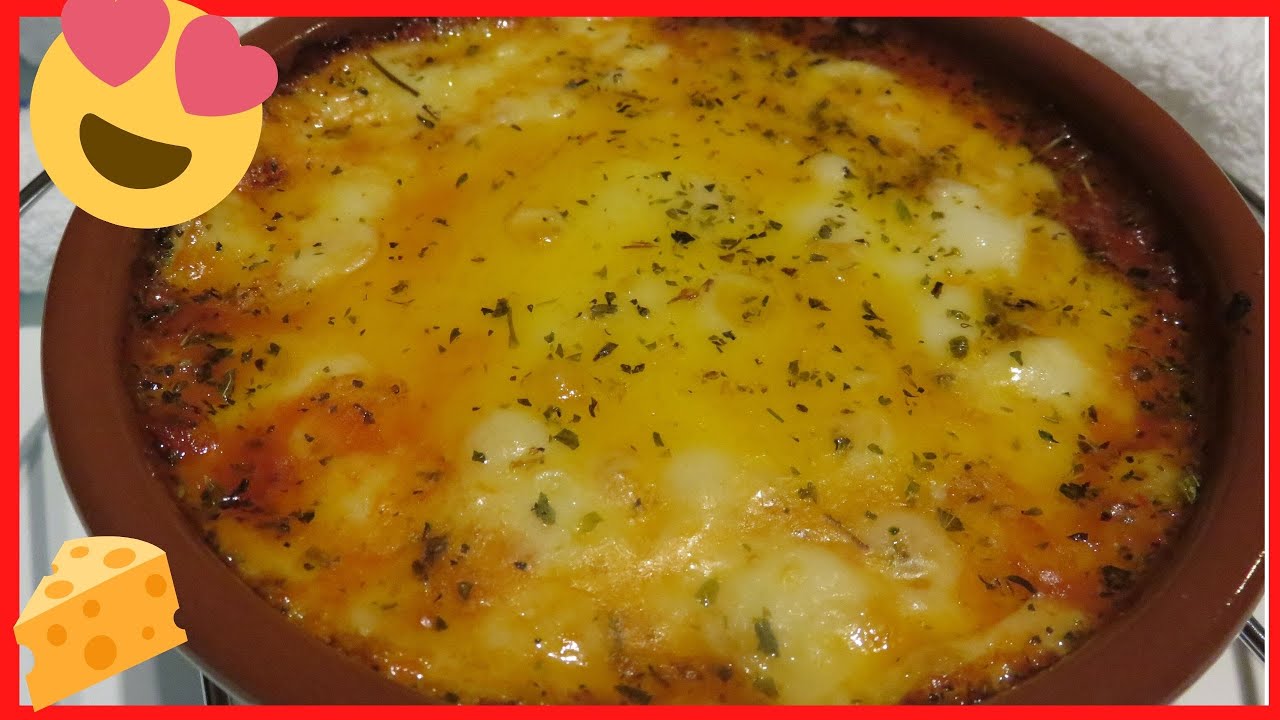 QUESO PROVOLONE al horno con tomate 🧀🍅 PROVOLONE CHEESE baked with ...