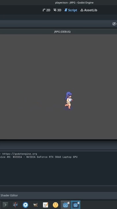 2D jrpg in Godot engine character movement implemented #godot #games # ...