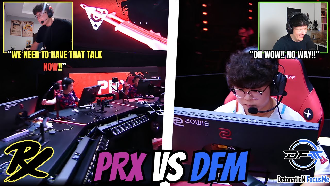 PRX vs DFM Highlights | Shanks and Sliggy react to PRX vs DFM - YouTube