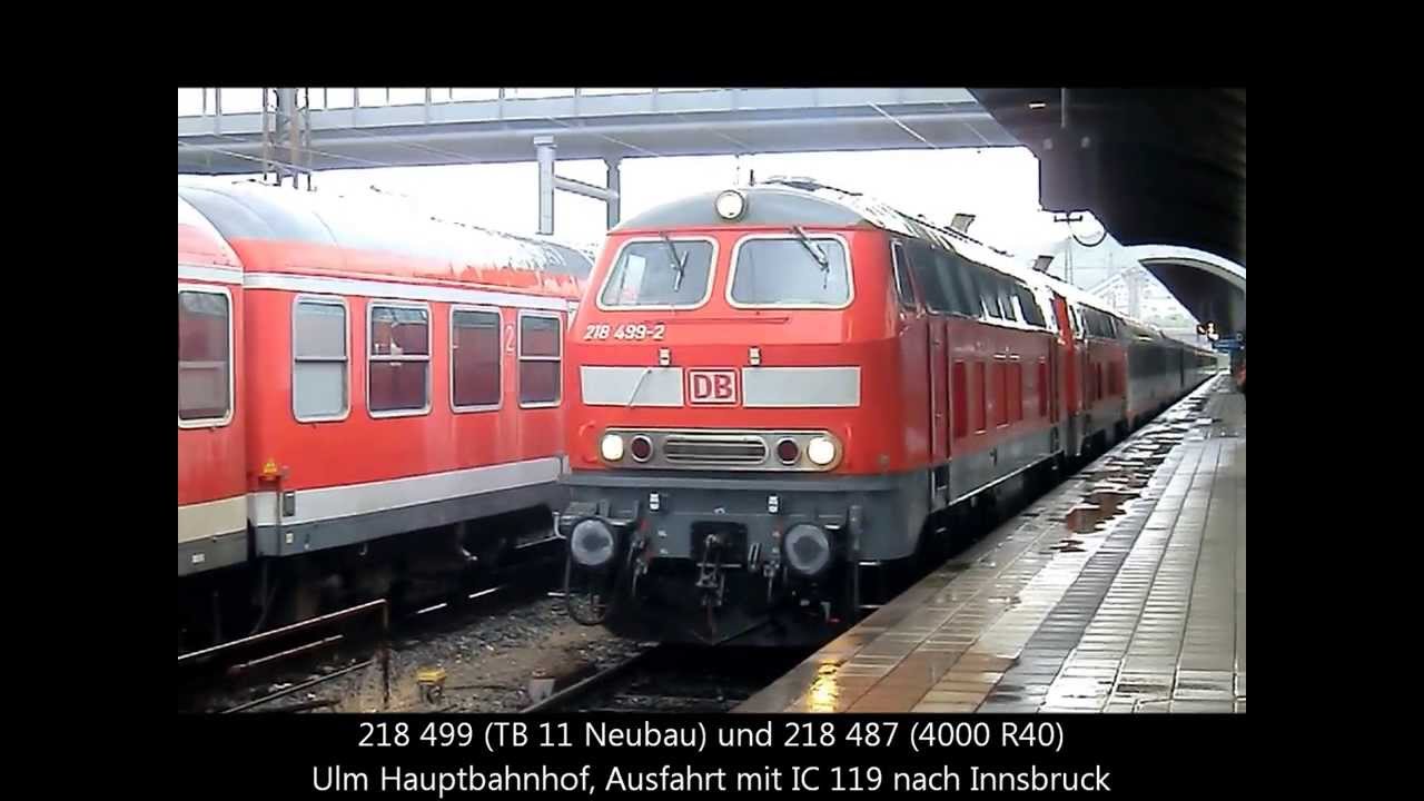 [BR 218-Motorstart-Sammlung] Die verschiedenen Motoren der DB-Baureihe ...