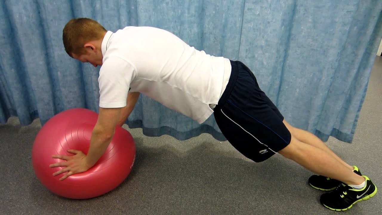 Upper Arm Press Up Proprioception, with commentary - YouTube
