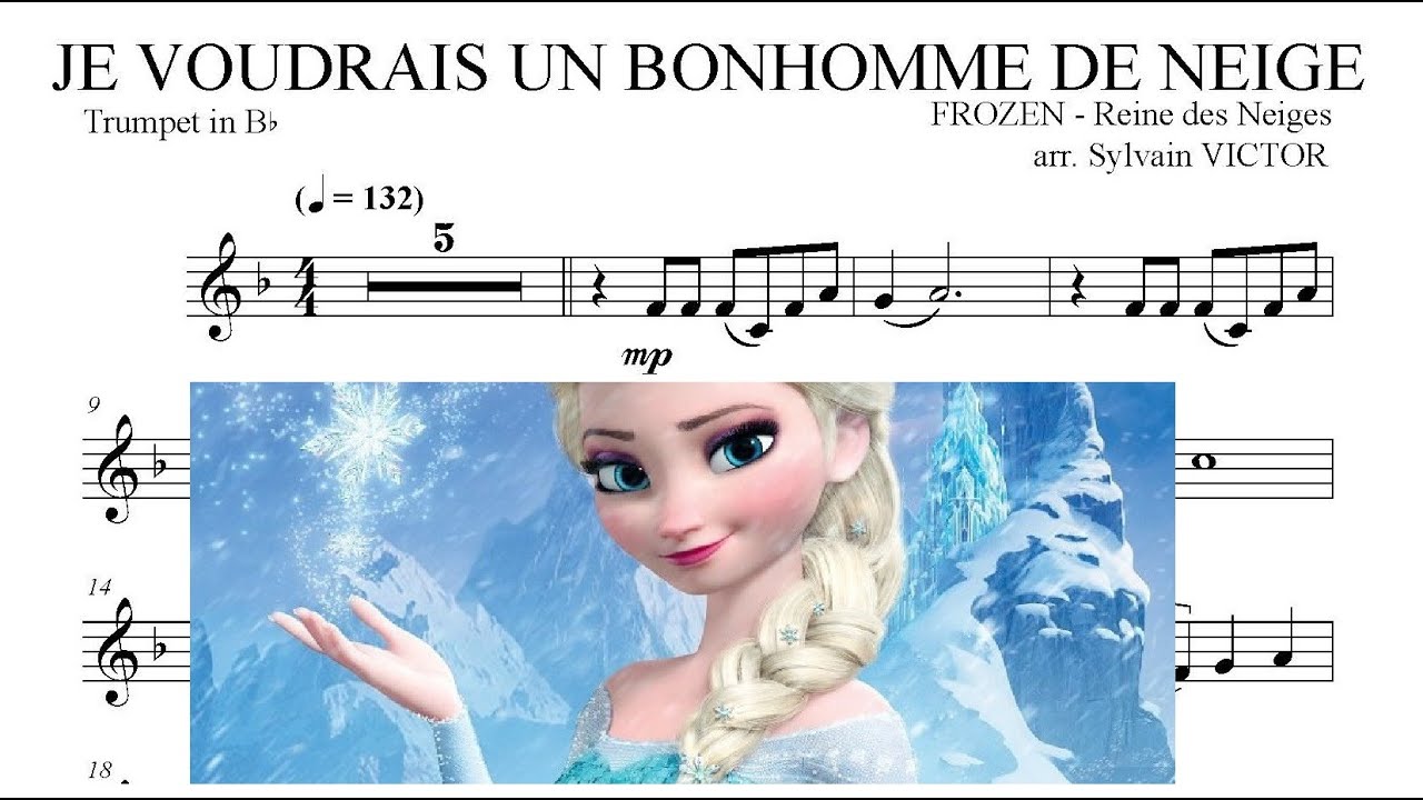 La Reine des Neiges (Frozen) - Je voudrais un bonhomme de neige ...
