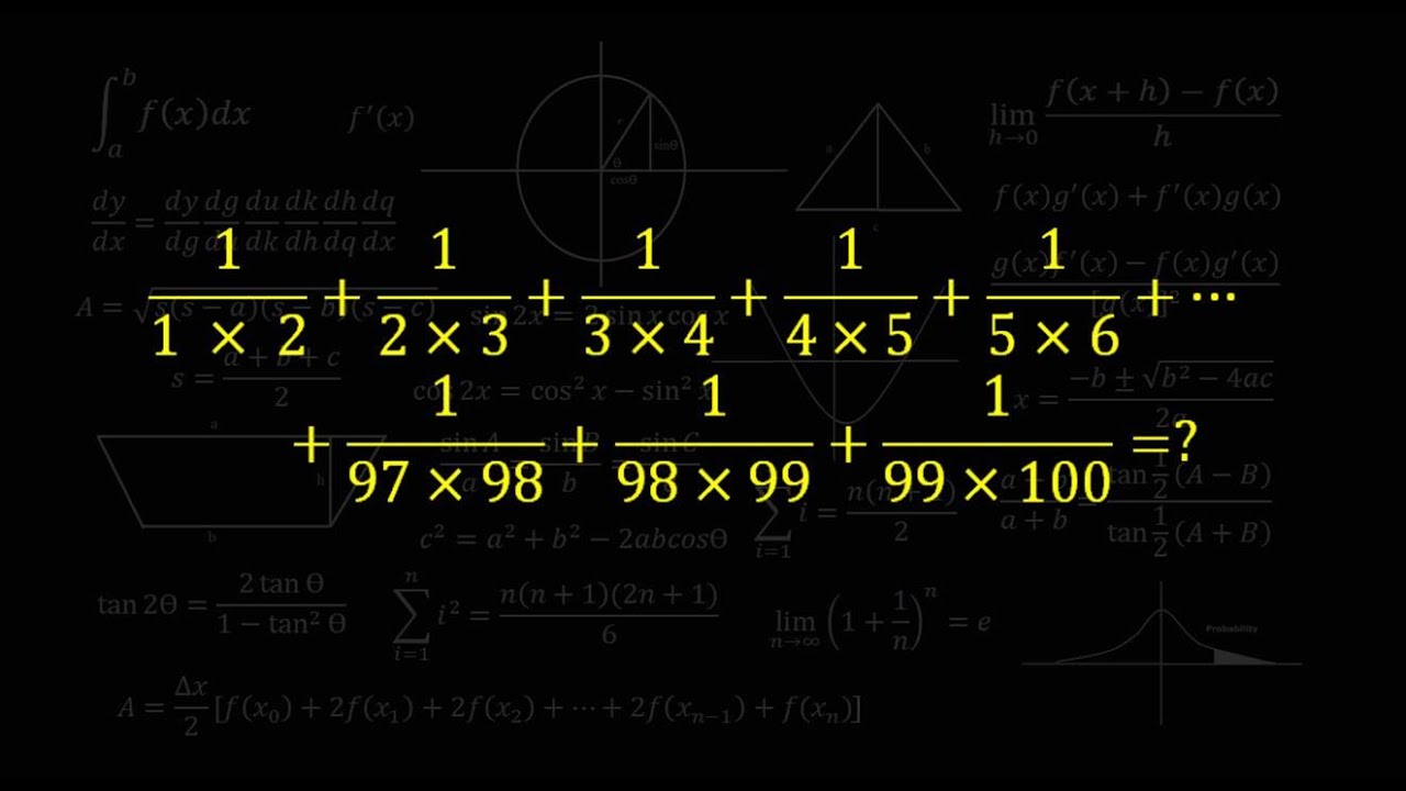 Calculate The Sum Of Series 1 1x2 1 2x3 1 3x4 1 4x5 1 5x6 Calculate The Sum Of Series 1 1x2 1 2x3 1 3x4 1 4x5 1 5x6