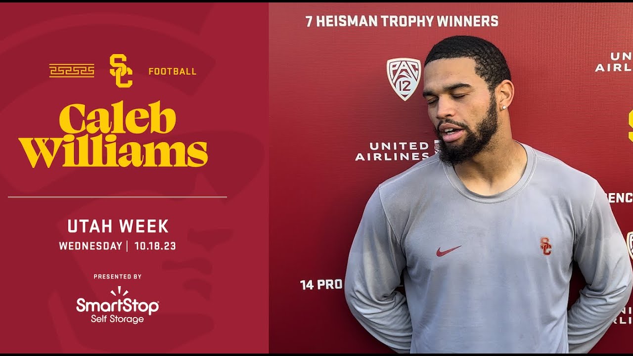 USC QB Caleb Williams I Utah Week - YouTube