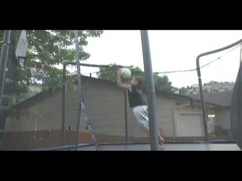 BB Trampoline Basketball Slam Dunks - Jeremy Kluth, Caleb Hess, Jordan ...