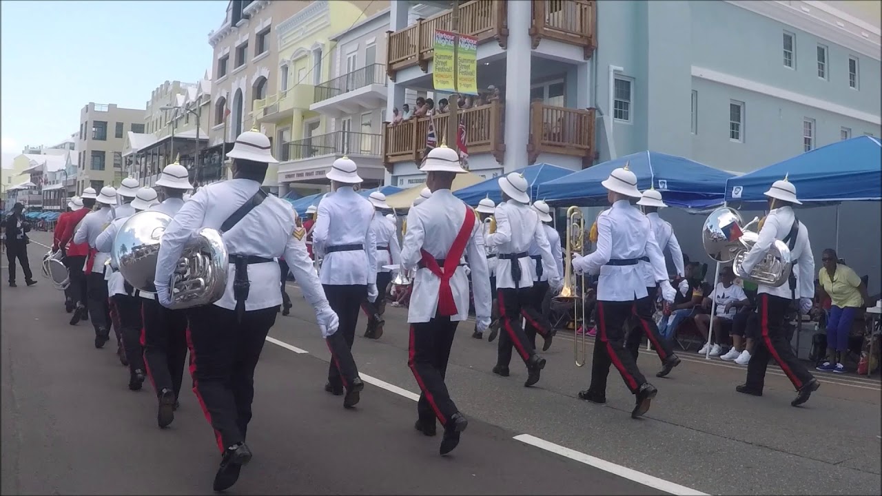 Royal Bermuda Regiment Marching Band 25 May 2018 - YouTube