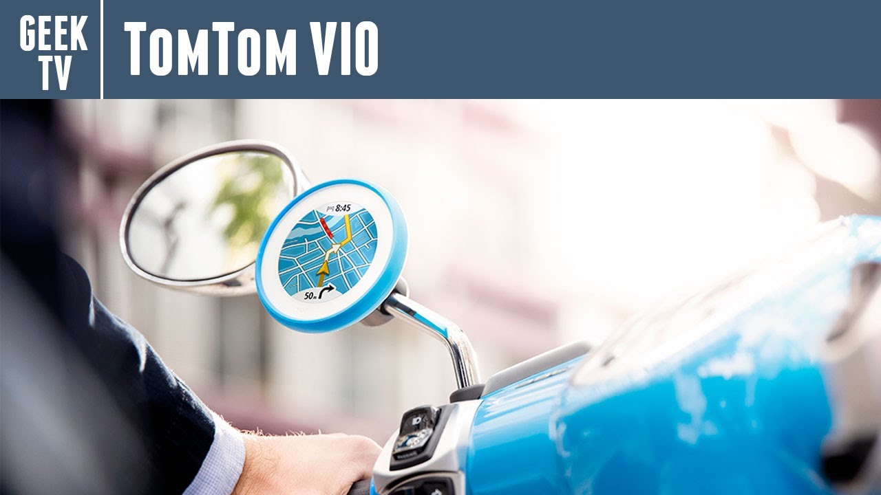 Tests rapide du TomTom VIO : GPS pour scooter 2.0 ! - YouTube