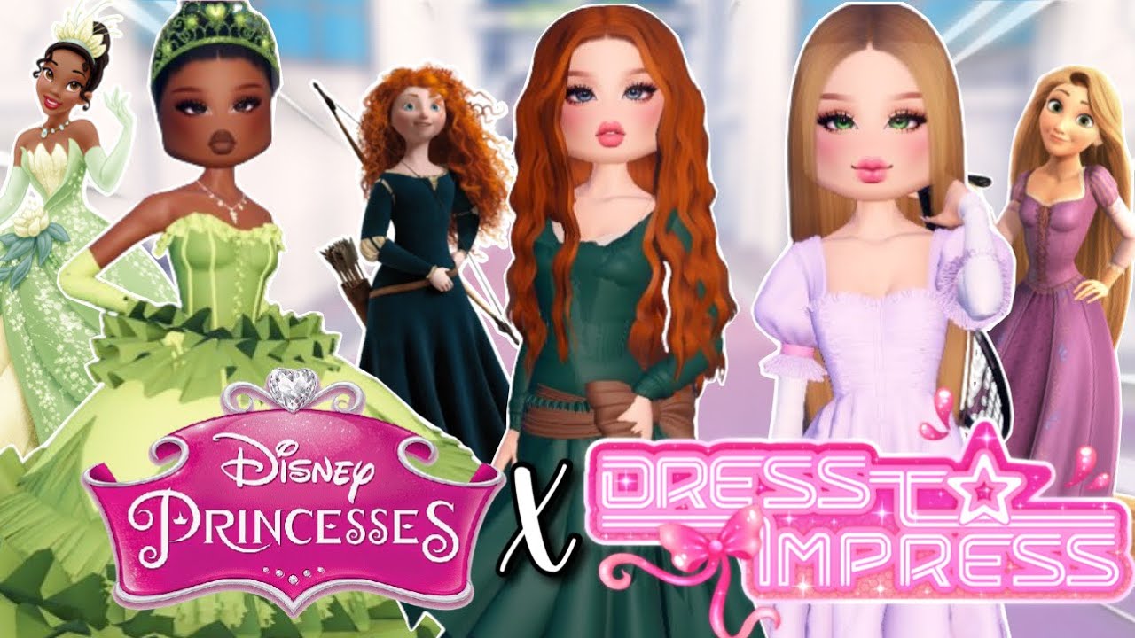 DISNEY PRINCESS CHALLENGE PART 1 | Roblox Dress To Impress - YouTube