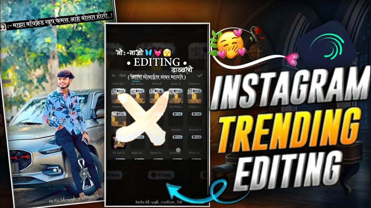 💞 Instagram trending video editing || alight motion video editing attitude || YK CREATION 💯 ...