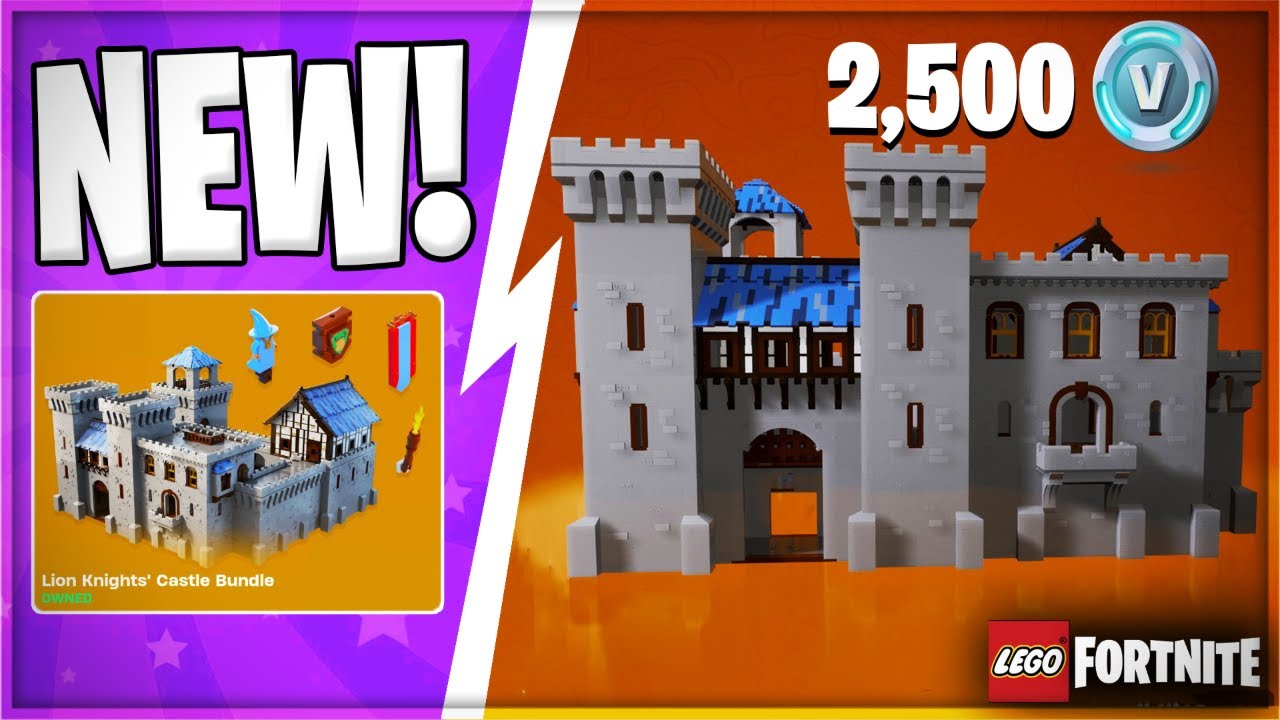 Is Lion Knights' Castle Worth 2,500 vBucks in LEGO Fortnite? (Review ...