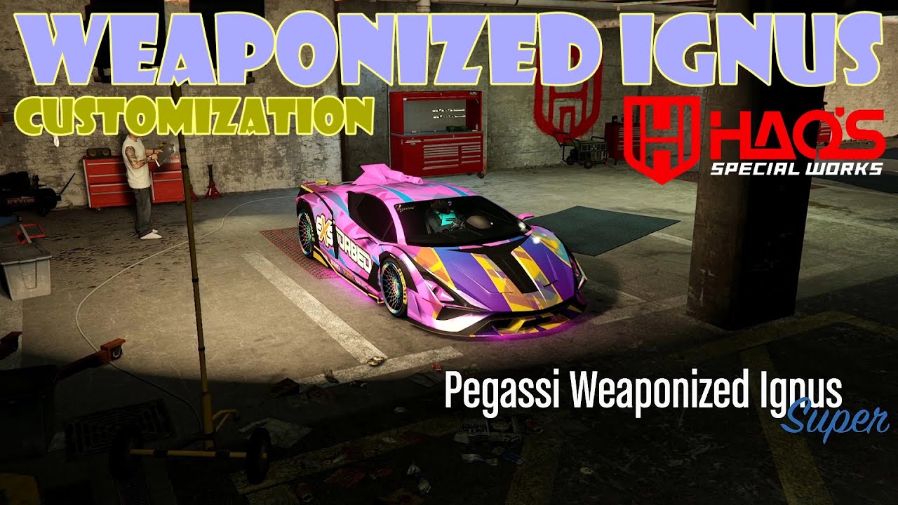 Pegassi Weaponized Ignus Customization 🚦 Hao's Special Works | GTA 5 ...