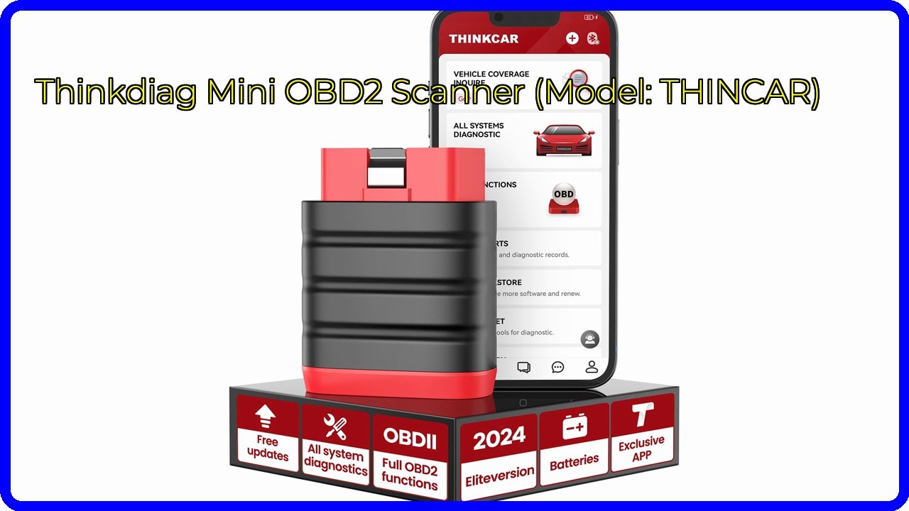 REVIEW (2024): Thinkdiag Mini OBD2 Scanner (Model: THINCAR). ESSENTIAL ...