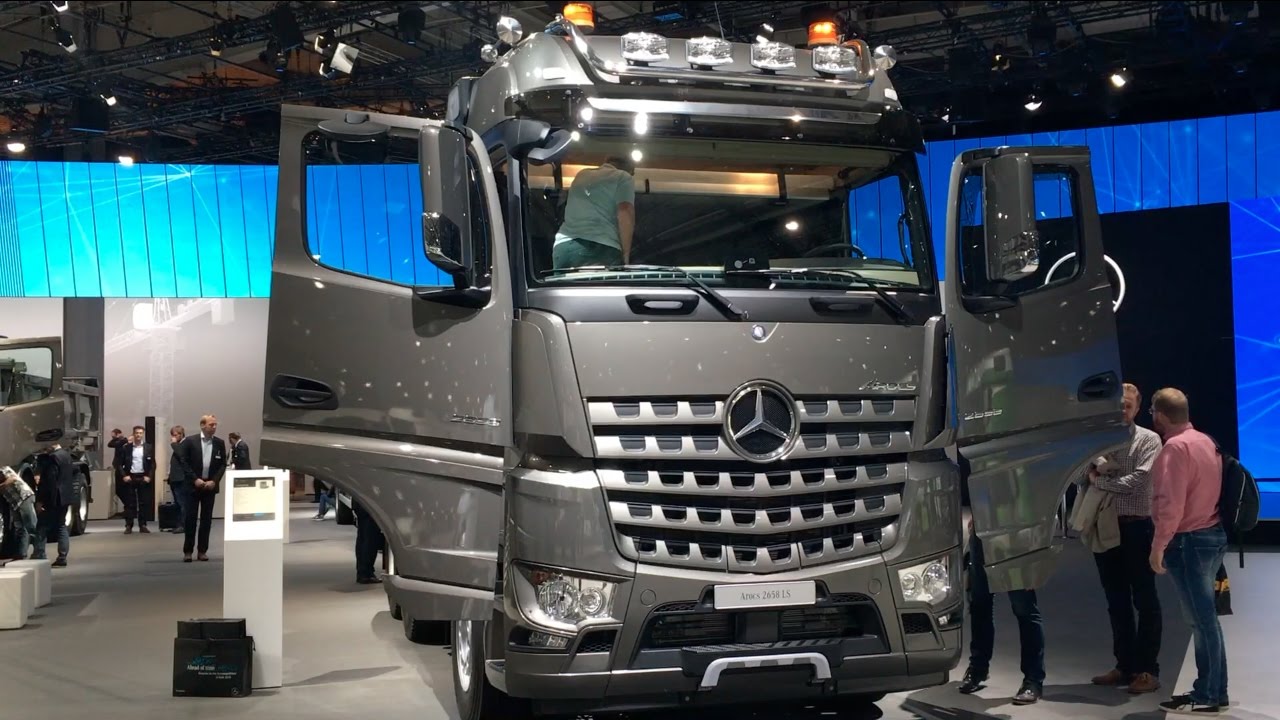 Mercedes-Benz Arocs 2658 LS 2016 In detail review walkaround Interior ...