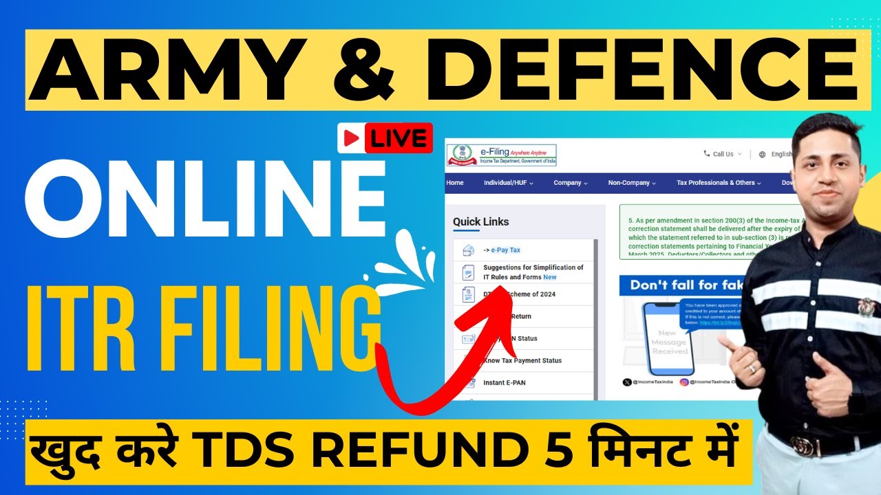 Army ITR Filing 2025-26 Army Person ITR Filing Online 2025-26 | ITR for ...