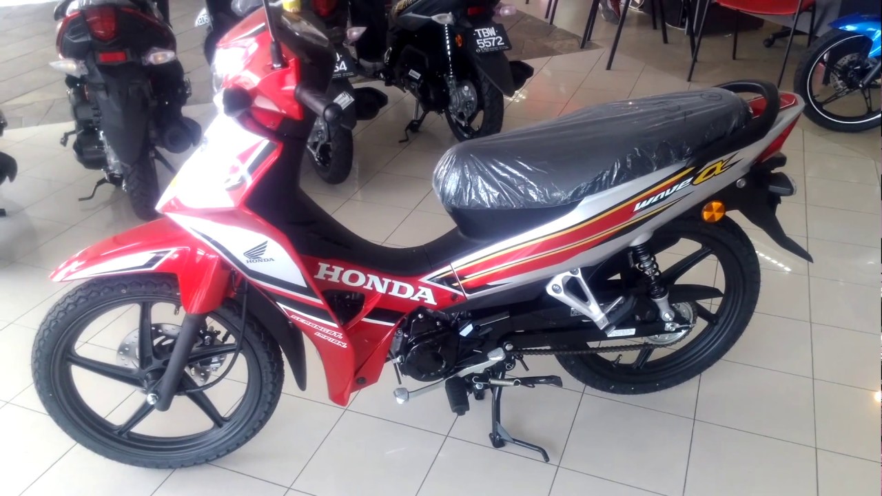 Honda Wave Alpha CX (Honda Racing Graphic) walkaround - 2017 - YouTube