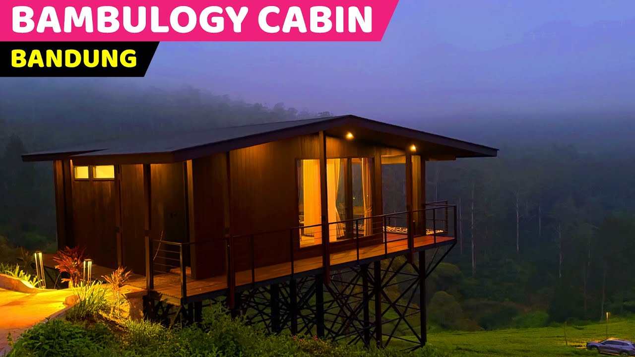 BARU BUKA! CABIN SEINDAH INI... | Bambulogy Cabin Pangalengan | Villa bagus di Bandung - YouTube