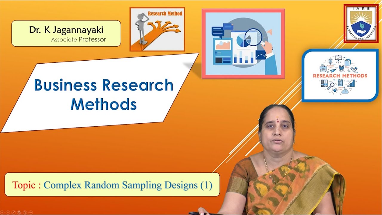 Complex Random Sampling Designs 1 by Dr. K Jagannayaki - YouTube