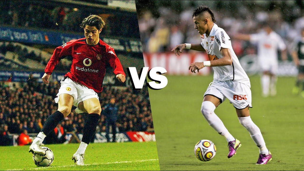 Young CR7 vs Young Neymar 🔥 Who was the Best ? - YouTube