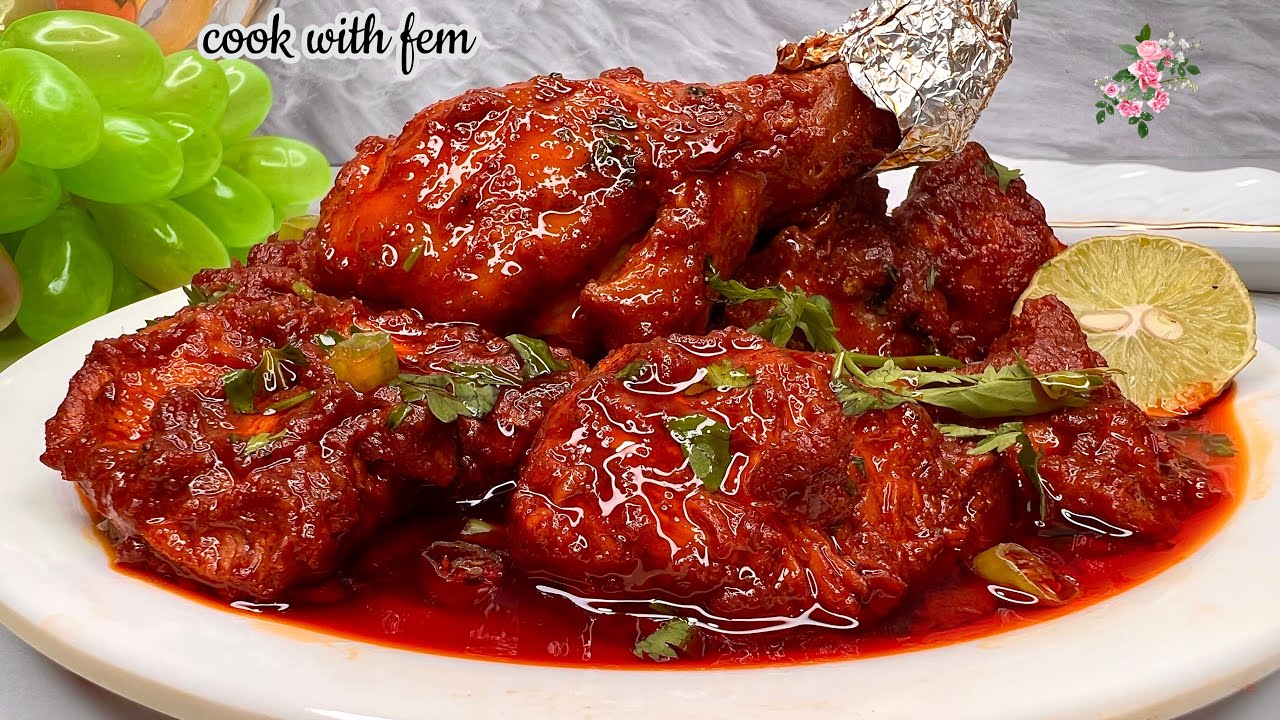 ️🌺 HYDERABADI WEDDING SPECIAL RED CHICKEN ️🌺 RAMZAN RECIPES ️🌺 - YouTube