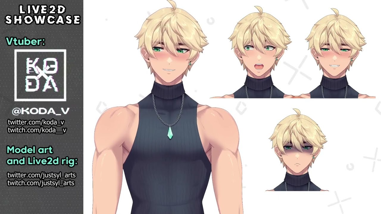 【Live2d】 Koda_v Vtuber Model Showcase - YouTube