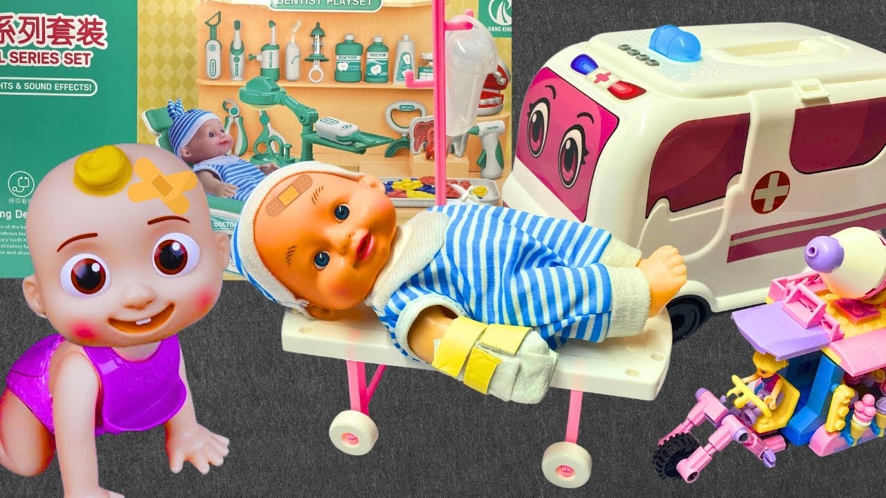 95 Minutes Ambulance Set ASMR, Satisfying Unboxing Ultimate Doctor ...