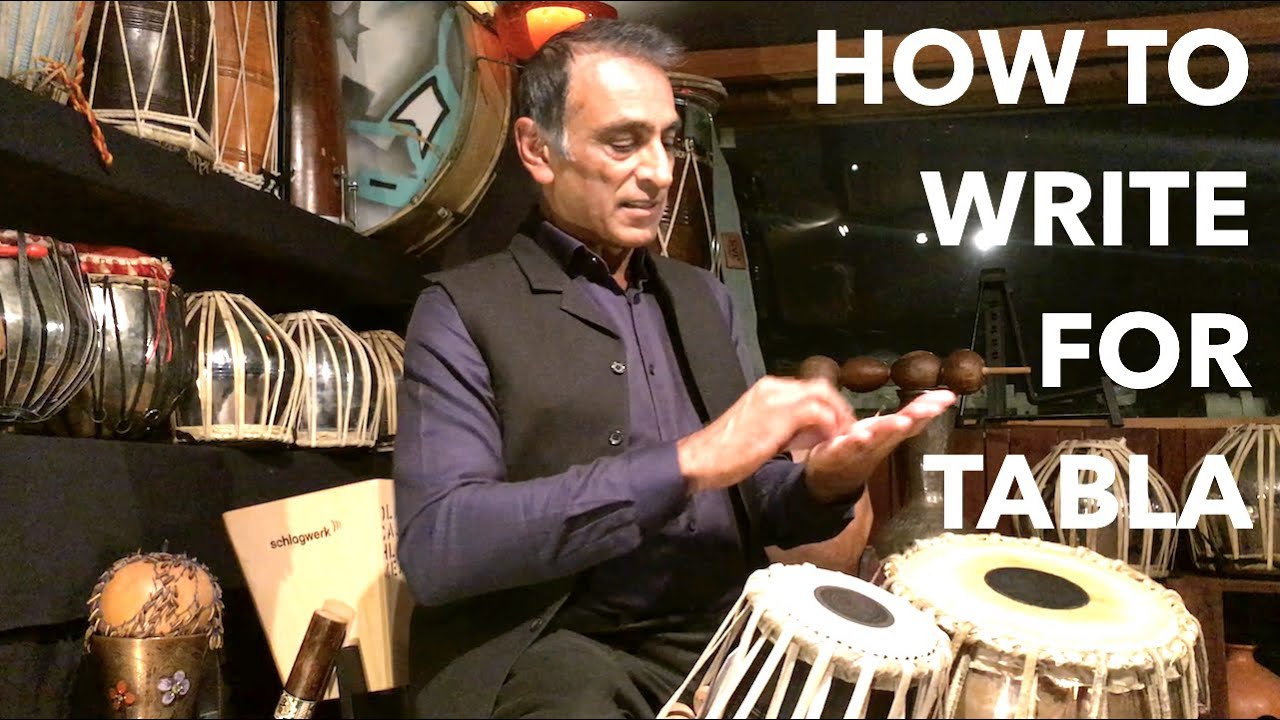 How to Write for Tabla FULL LENGTH TUTORIAL by Kuljit Bhamra - YouTube