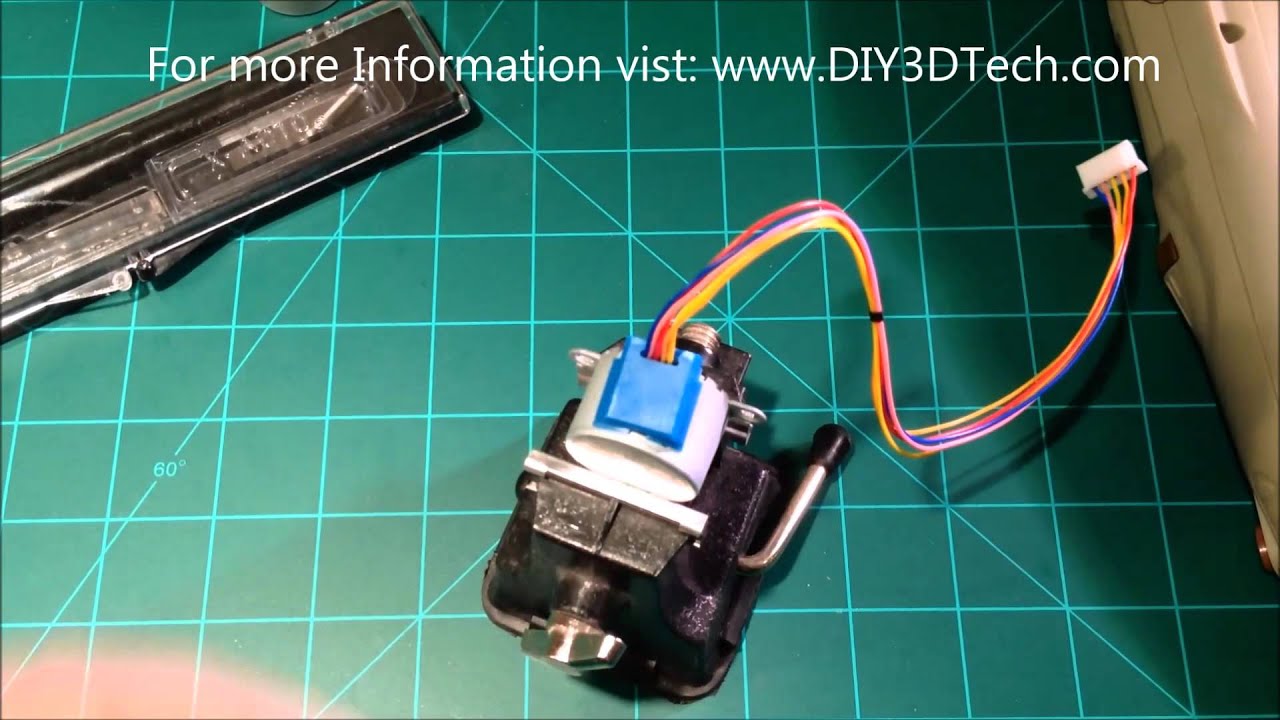 Converting a 28BYJ 48 Stepper Motor to Bipolar Format - Part 1 - YouTube