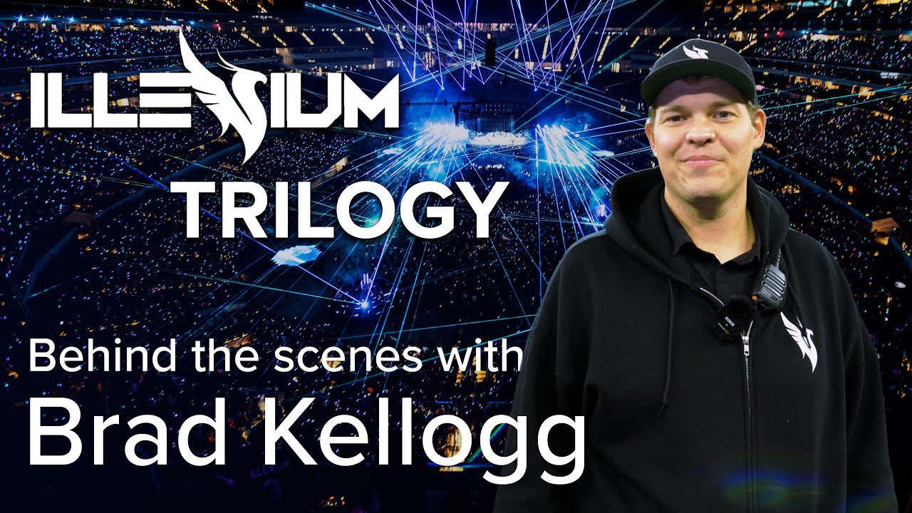 Behind The Scenes with Laser Designer Brad Kellogg at Illenium Trilogy ...