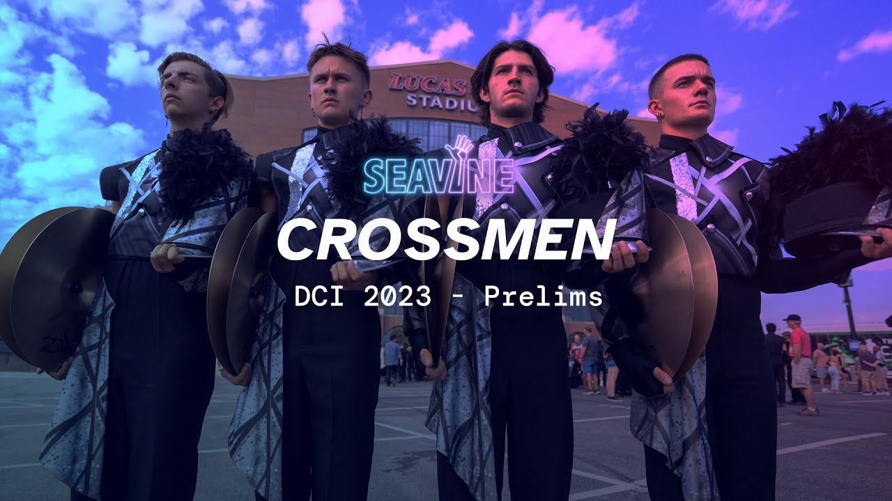 Crossmen Cymbal Line 2023 / DCI Prelims / In the Lot with Seavine - YouTube
