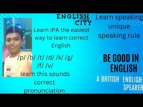 learn IPA and speaking rule(easy way to learn correct English) - YouTube