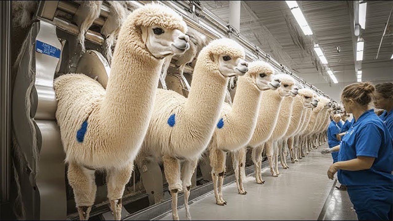 ALPACA Wool Processing: How Farmers Raise Alpacas for Fleece | Premium ...