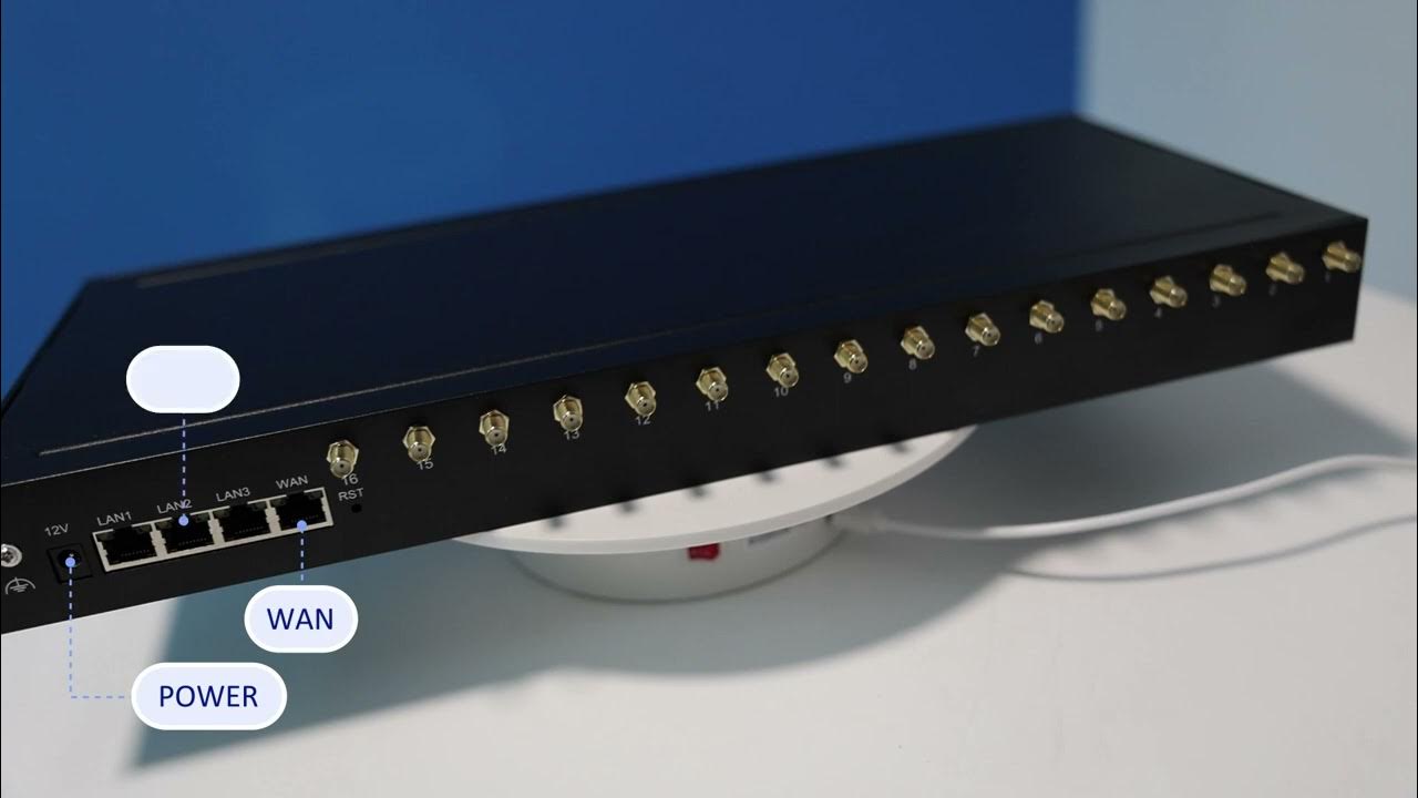 Multi Wan IP 16 Port Proxy Gateway Socks 5 Proxy Mtr716 IP Proxy Router Gsm 4G Sms Gateway - YouTube