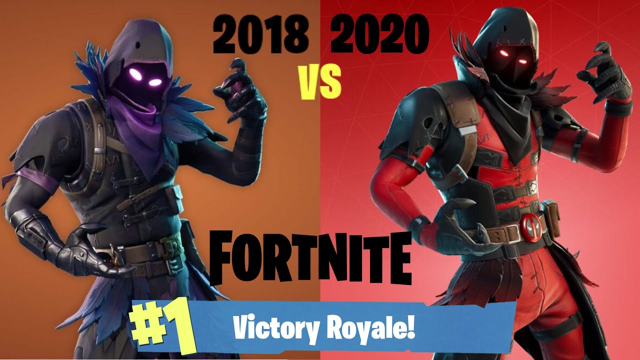 Playing Fortnite in 2018 VS 2020 - YouTube
