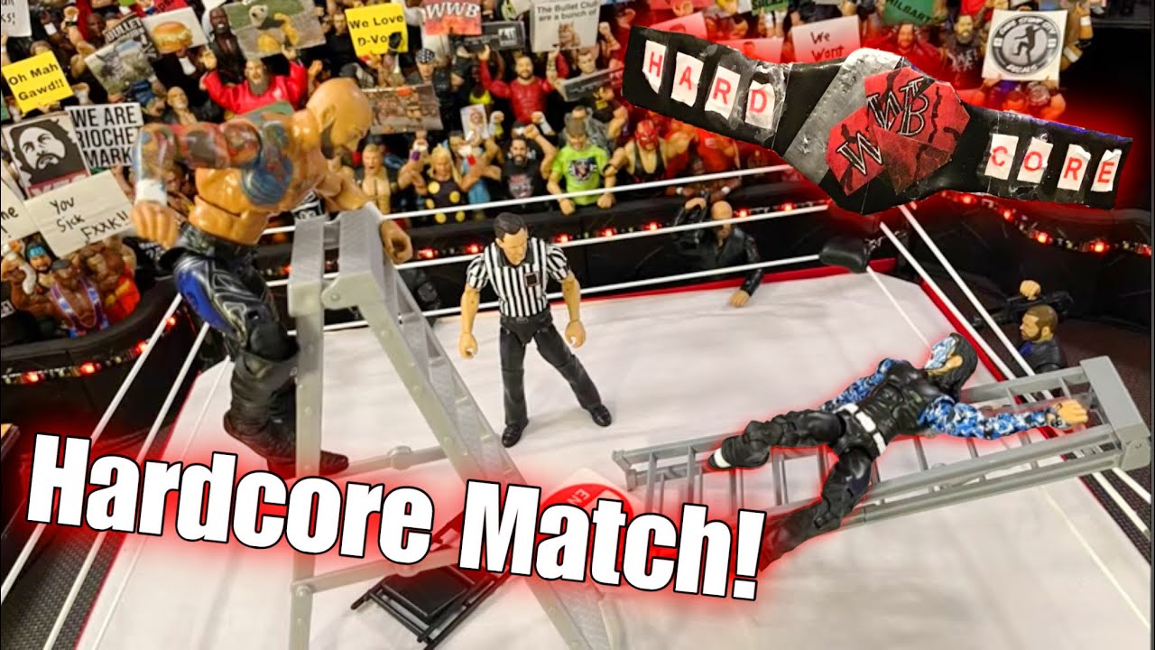 Ricochet vs Jeff Hardy Hardcore Action Figure Match! - YouTube