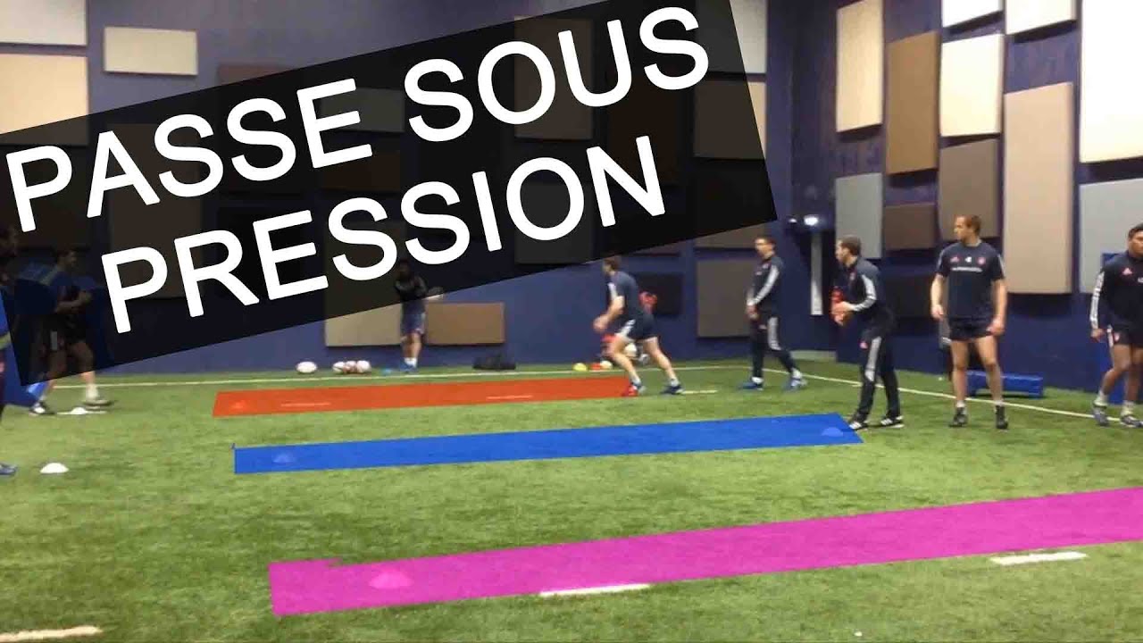 EXERCICE PASSE SUR LE PAS OU VRILLEE - RUGBY ENTRAINEMENT - YouTube