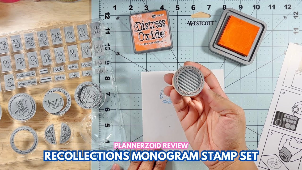 Recollection Interchange Stamps Michaels Product Review - YouTube