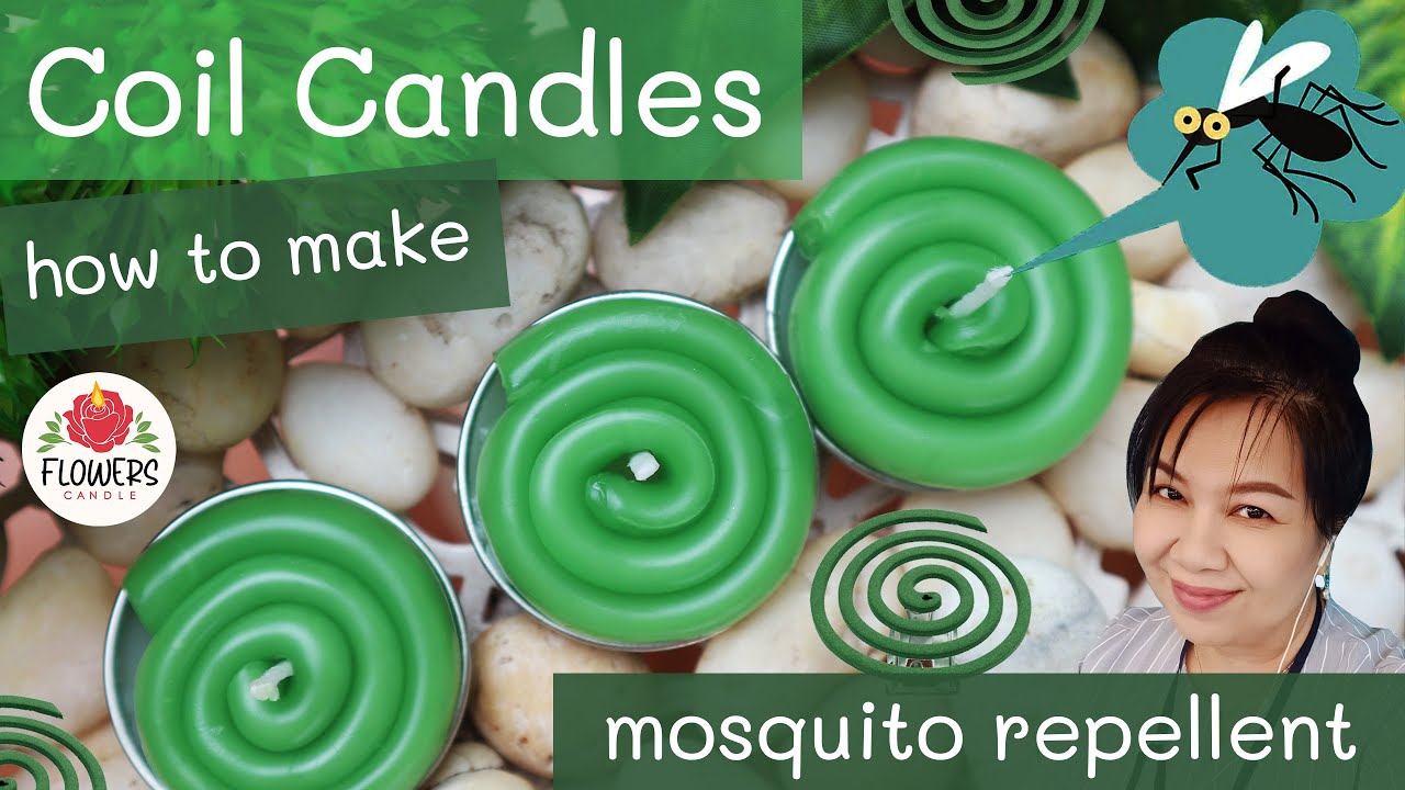How To Make Mosquito Repellent Coil Tealight Candles With Paraffin Wax ...