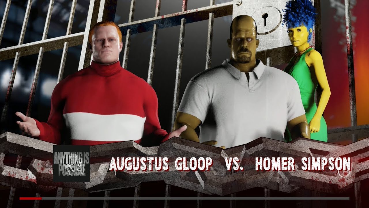 Augustus Gloop vs. Homer Simpson - AWS: Chaos - YouTube