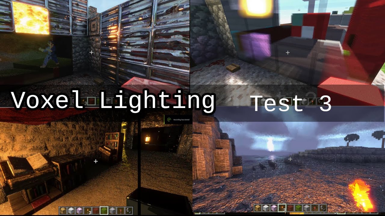Voxel Lighting Test 3 - YouTube