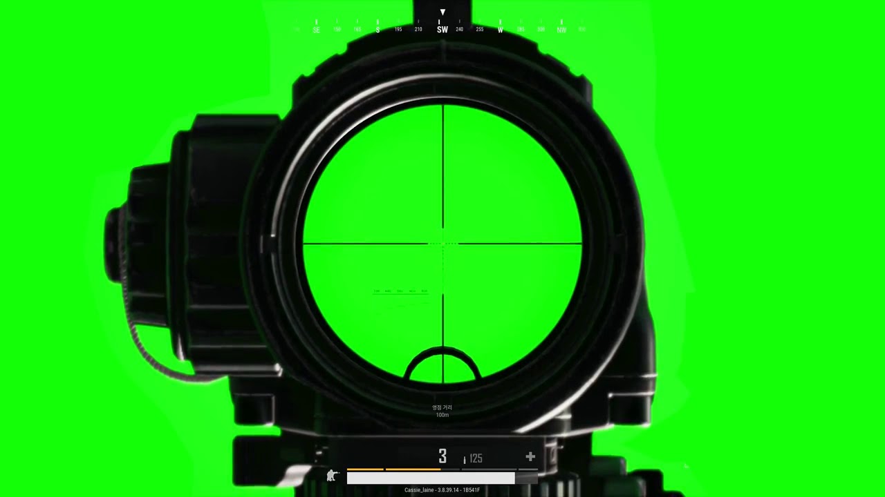 Green Screen Scope X6 PUBG - YouTube
