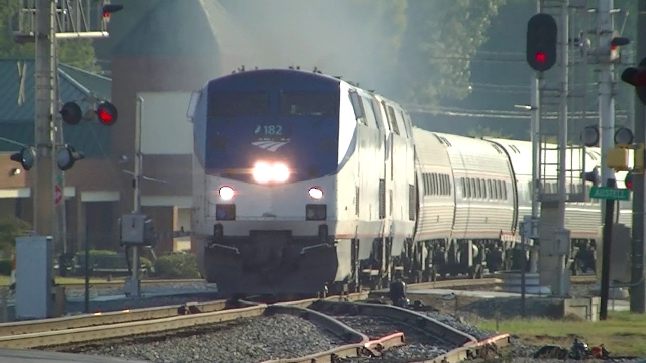 The Amtrak Crescent #19 With Awesome Crew! Austell,Ga 09-29-2019© - YouTube