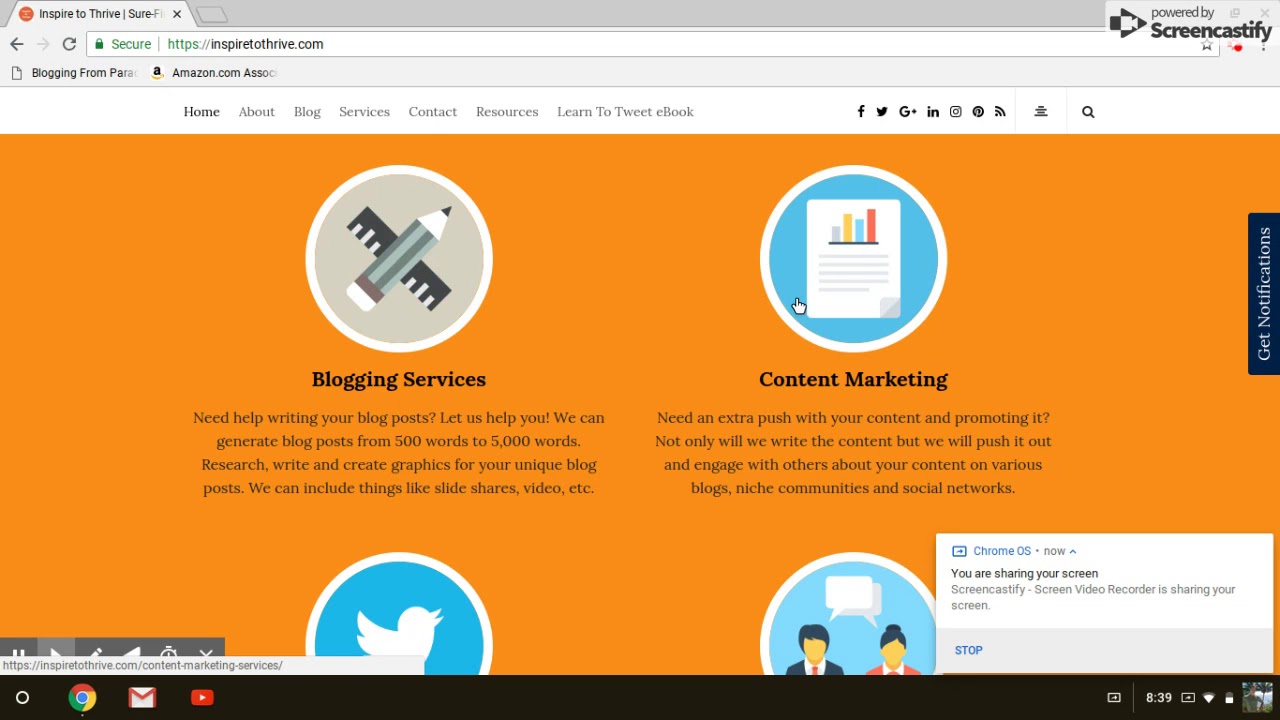 How to Promote Services on Your Blog - YouTube