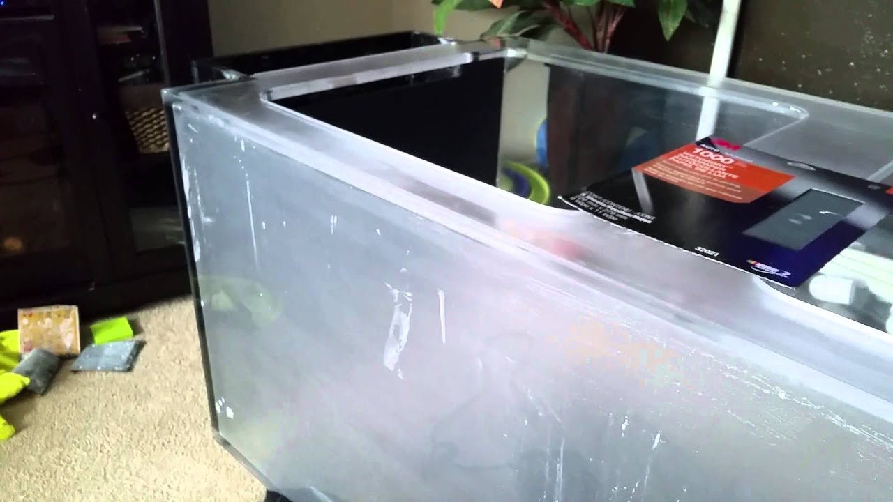 Progress on the 200 gallon reef tank build - YouTube