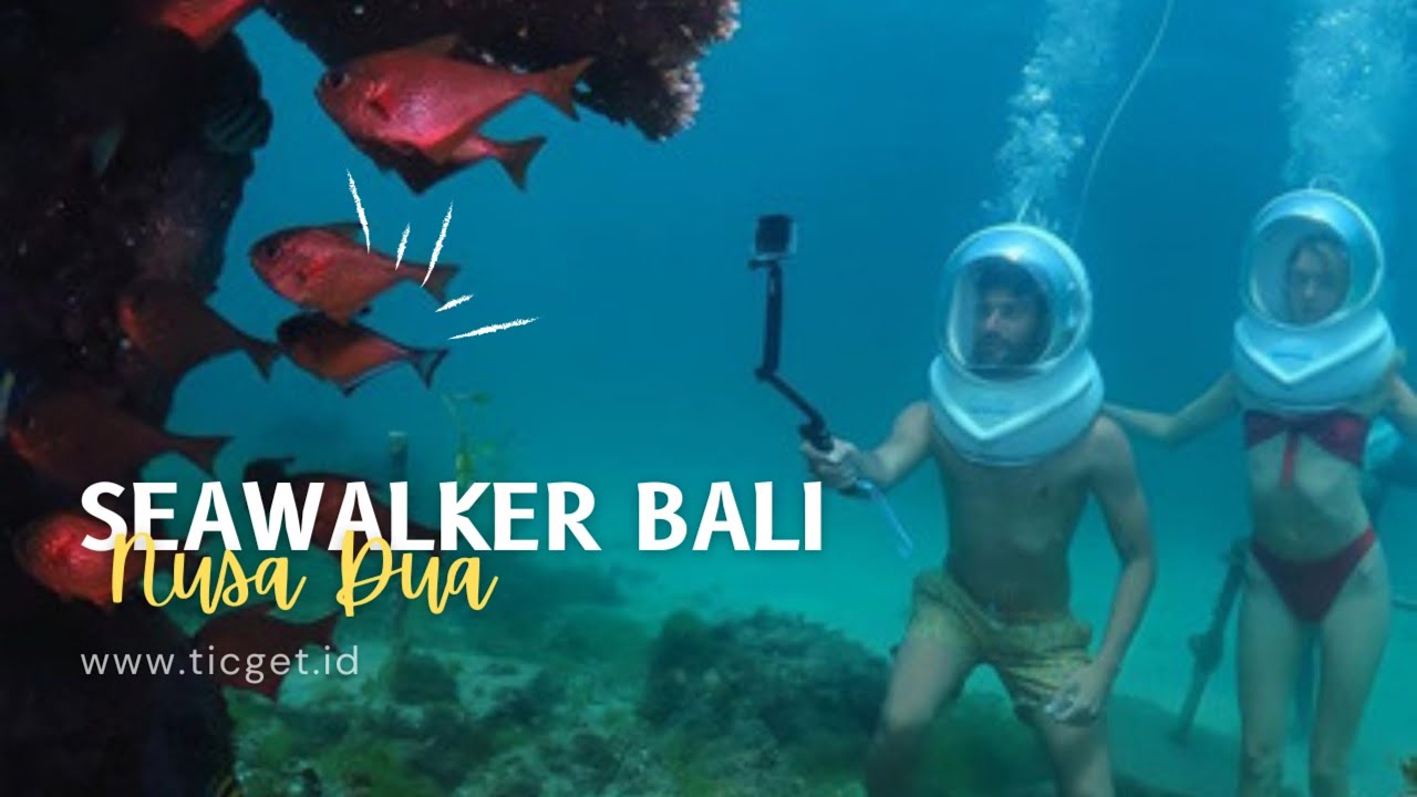 Bali Marine Walk Seawalker Tanjung Benoa Nusa Dua Beach Ticket - YouTube