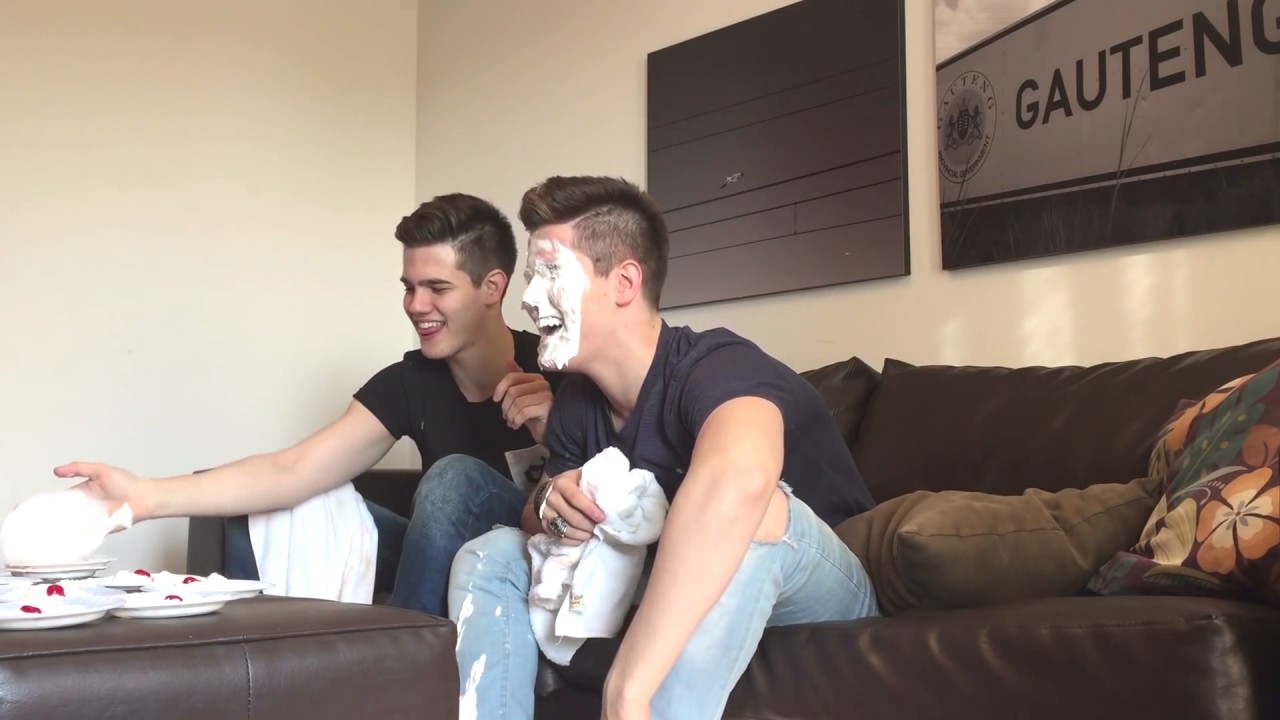 Handsome Guy Getting Pied - YouTube