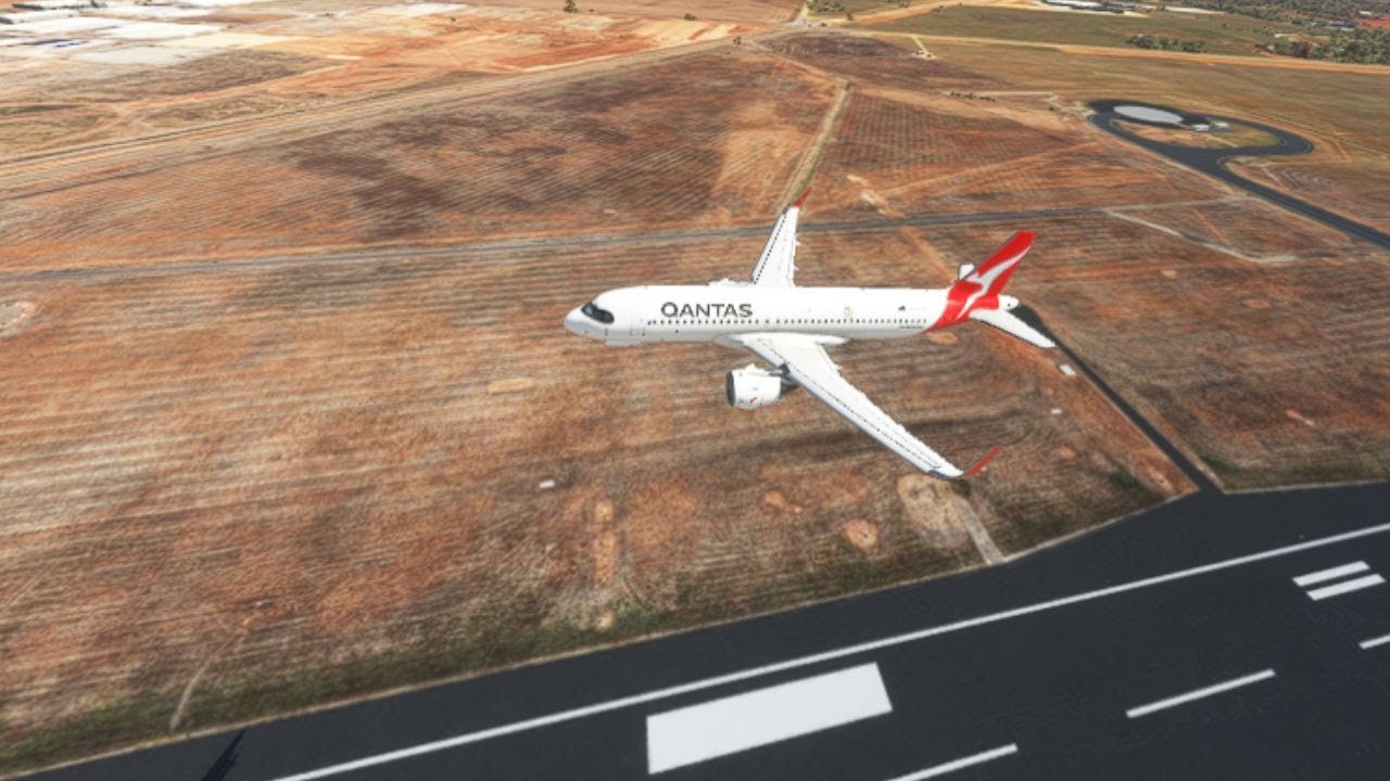 Aussie Aviator Fury ️ Qantas Takes Flight from RAAF Base Edinburgh ...