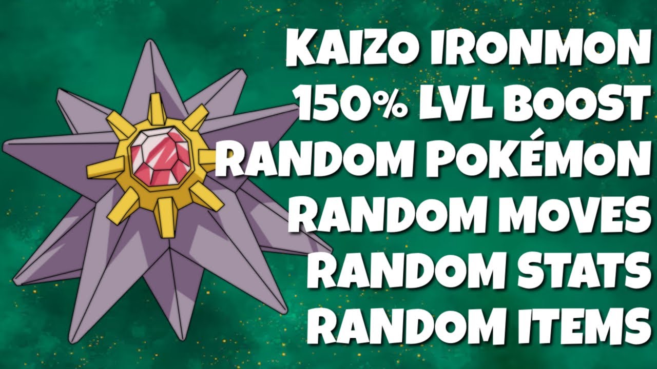 Attempt 4 Running! - Most Random Pokemon Challenge - Kaizo Ironmon ...